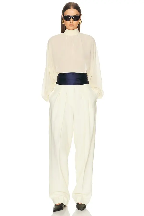 SEROYA Farran Blouse - Eggshell