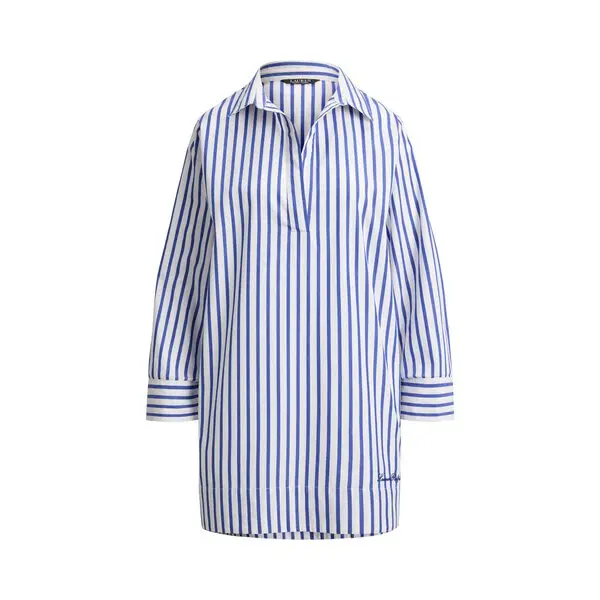 Ralph Lauren Striped Cotton Tunic Cover-up