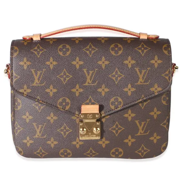 LOUIS VUITTON Monogram Canvas Pochette Metis - Brown