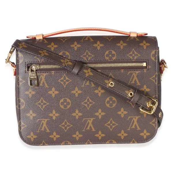 LOUIS VUITTON Monogram Canvas Pochette Metis Shoulder Bag
