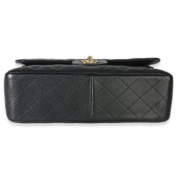 Chanel Quilted Caviar Jumbo Double Flap Bag