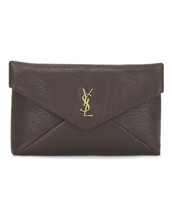Saint Laurent Large Envelope Pouch Bag