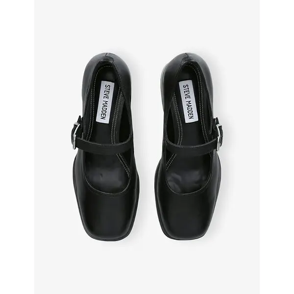 Steve Madden Lisbon Leather Mary-jane Courts