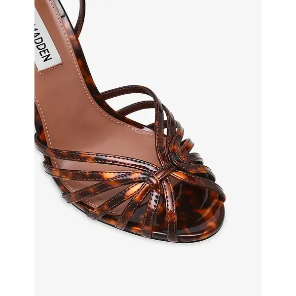 Steve Madden Mizuna Faux-leather Heeled Sandals