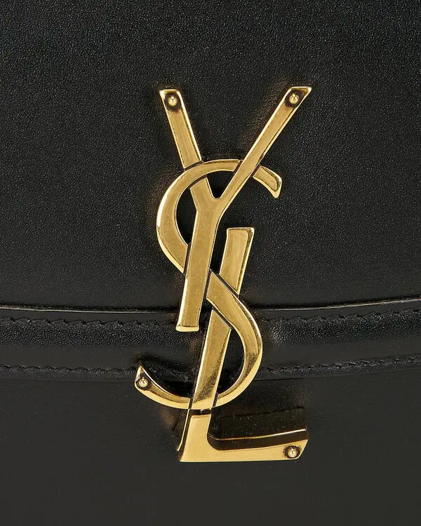 Saint Laurent Mini Solferino Top Handle Bag - Nero