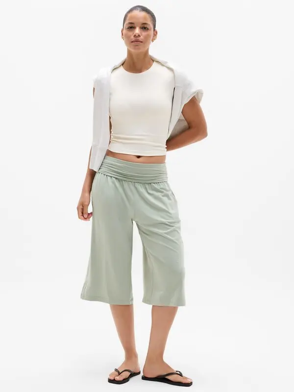 Athleta Dream Drape Mid Rise Crop Pant - Vera