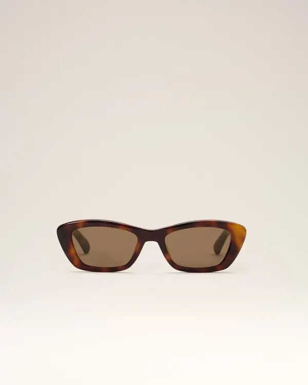 AMI Paris Brown Sunglasses 75020 Multicolor - Natural Shell
