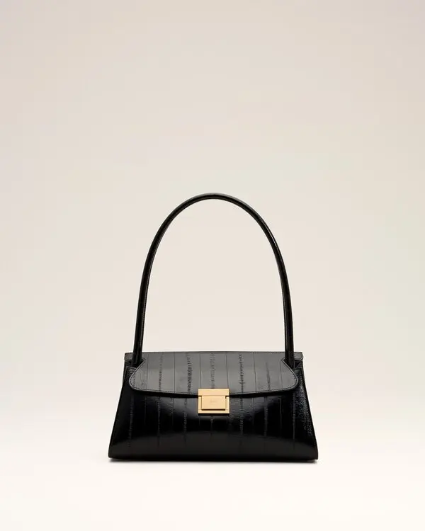 AMI Paris Small Cow Leather Mimi Bag - Black