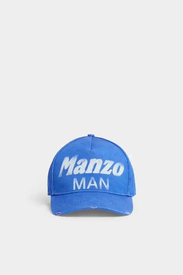 Dsquared2 Dirty Baseball Cap - Blue