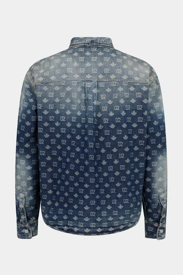 Dsquared2 Monogram Denim Carpenter Shirt