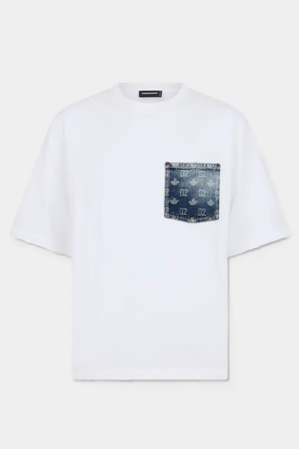 Dsquared2 Monogram Loose Fit T-shirt - White