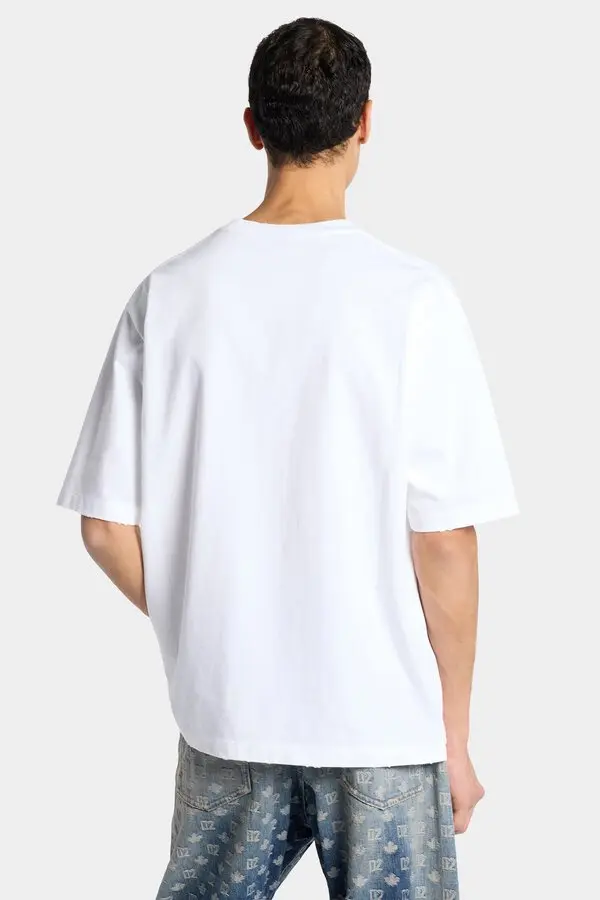 Dsquared2 Monogram Loose Fit T-shirt - White