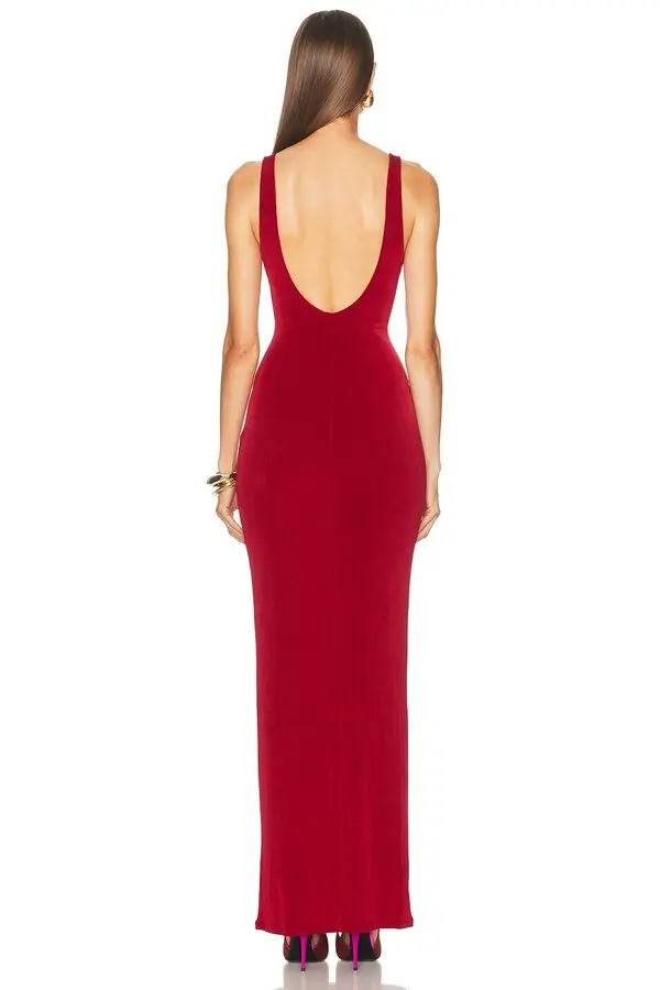 MIRROR PALAIS Yasmeen Supermodel Gown In Red