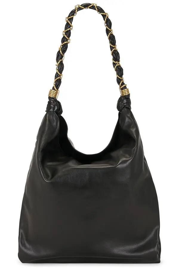 Saint Laurent Amalia Shoulder Bag In Black - Nero