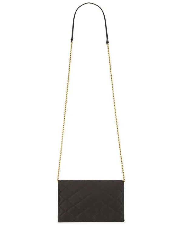 Saint Laurent Chain Wallet - Nero