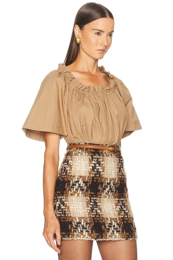 Saint Laurent Ruffled Top
