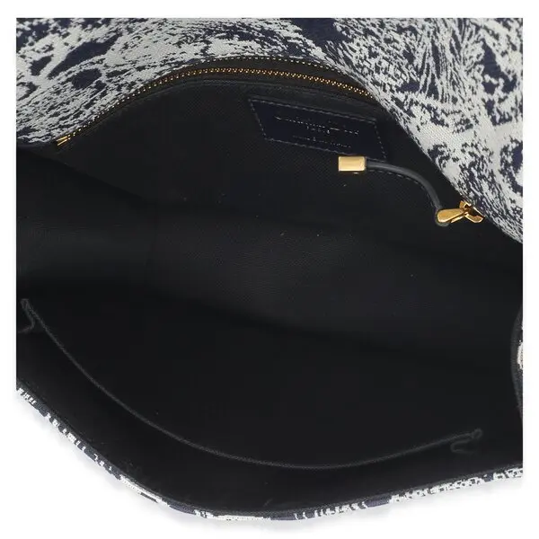 Dior Toile De Jouy Reverse Jacquard Canvas 30 Montaigne Flap Bag - Blue