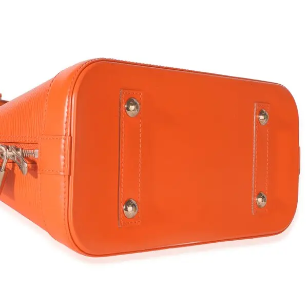 LOUIS VUITTON Epi Alma Pm Top Handle Bag - Orange
