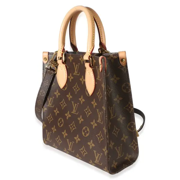 LOUIS VUITTON Monogram Canvas Sac Plat Bb Shoulder Bag