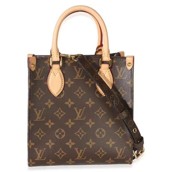 LOUIS VUITTON Monogram Canvas Sac Plat Bb Shoulder Bag
