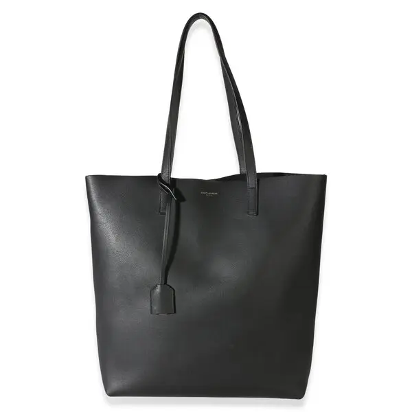Saint Laurent Leather North/south Tote - Black