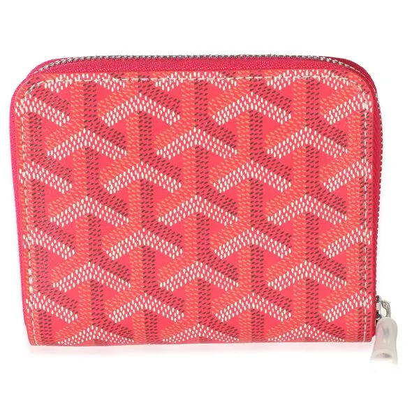 Goyard Goyardine Canvas Matignon Pm Wallet