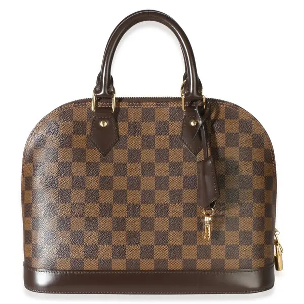 LOUIS VUITTON Damier Ebene Canvas Alma Pm - Brown