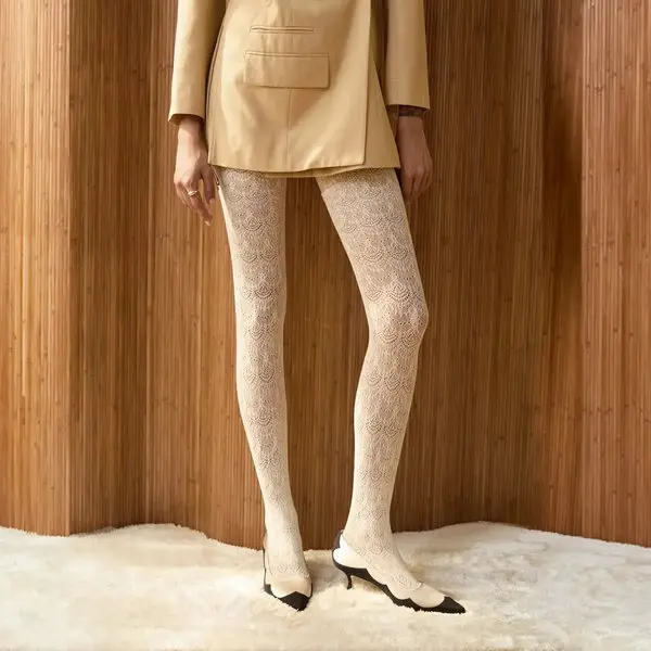 STEMS Emilia Lace Tattoo Tights