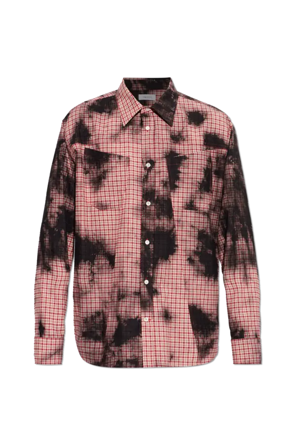Alexander McQueen Shirt With A Vintage Effect - Red