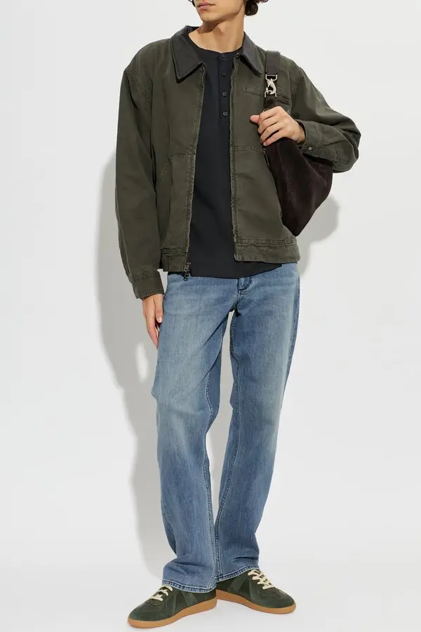 Rag & Bone Jacket With Leather Collar