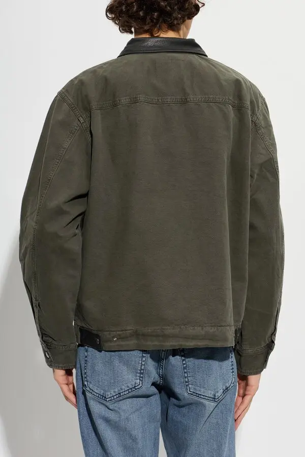 Rag & Bone Jacket With Leather Collar