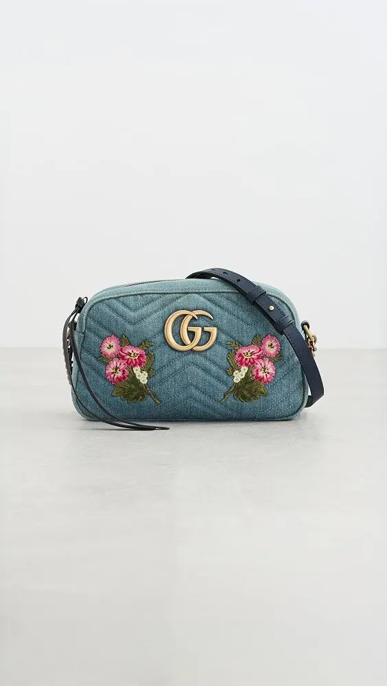 Shopbop Gucci Small Denim Camera Bag