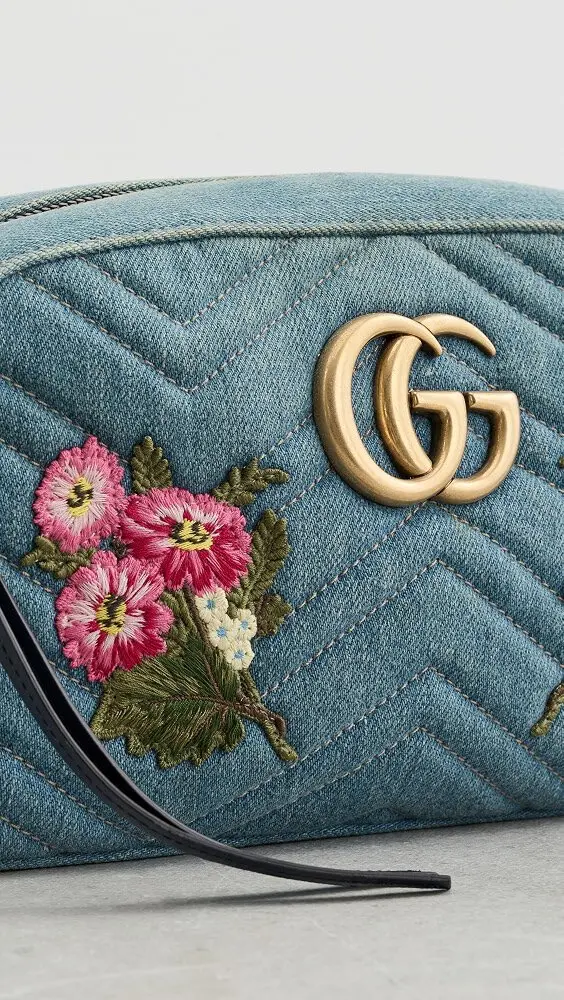 Shopbop Gucci Small Denim Camera Bag