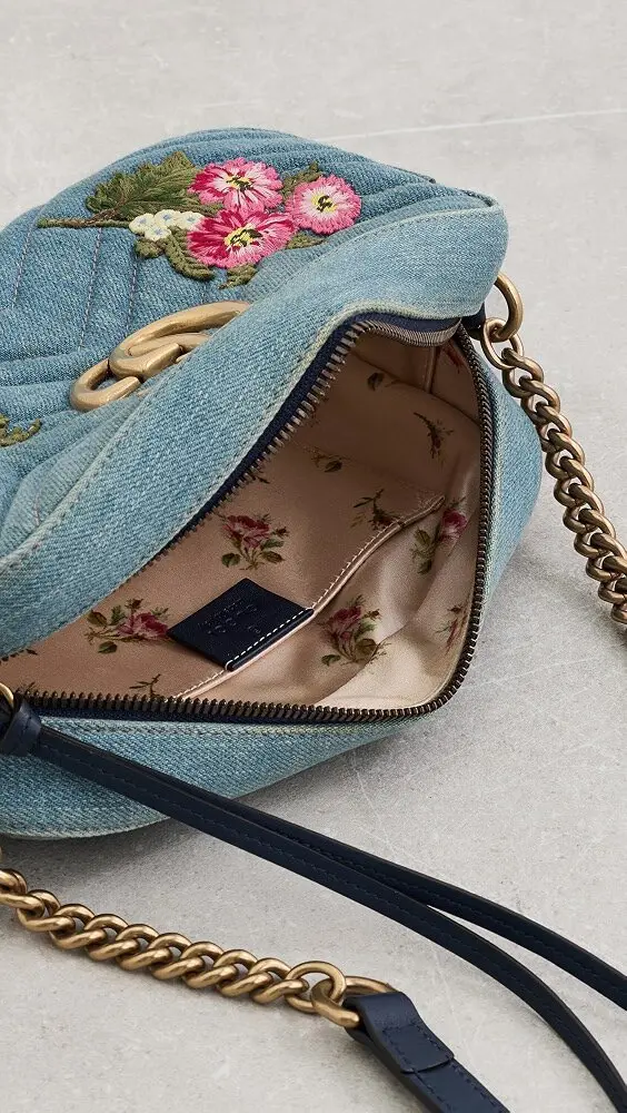 Shopbop Gucci Small Denim Camera Bag