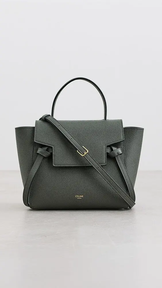 Shopbop Celine Nano Belt Bag - Gray/silver