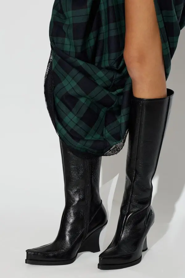 DIESEL® Wedge Heel Boots ‘d-lucette-90-kb