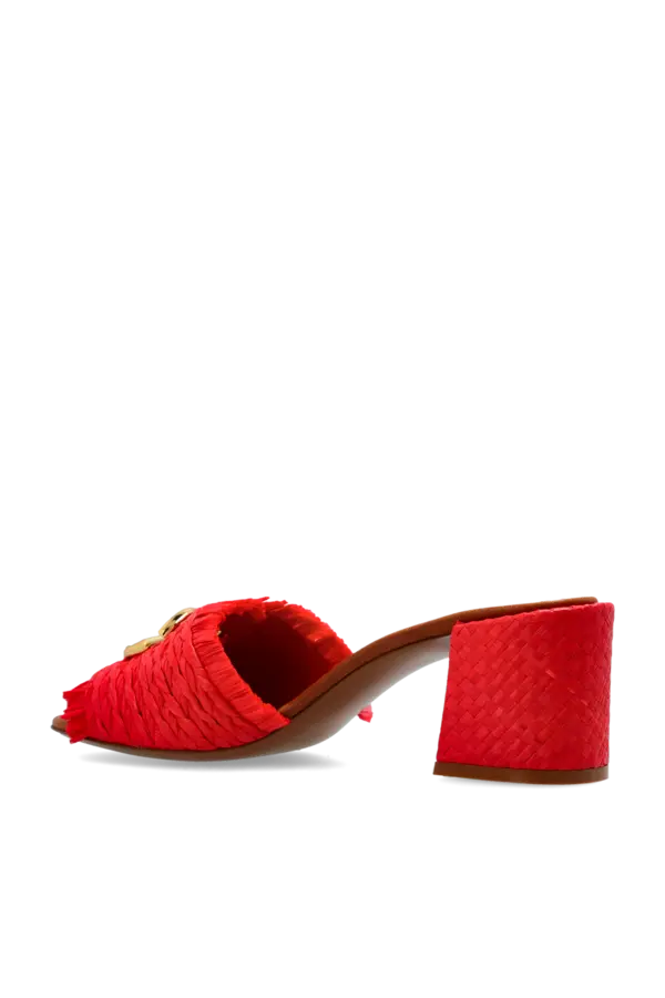 Dolce & Gabbana Heeled Mules With Logo