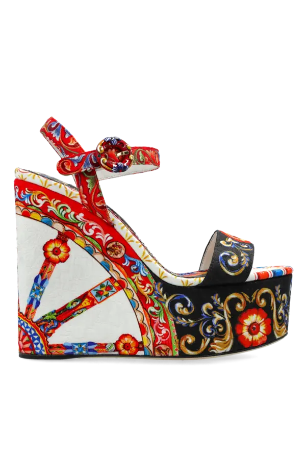 Dolce & Gabbana Carretto’ Platform Sandals