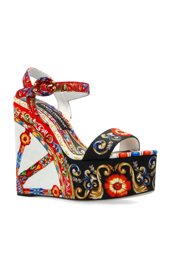 Dolce & Gabbana Carretto’ Platform Sandals