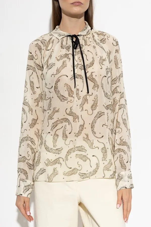 FORTE_FORTE Top With Animal Motif