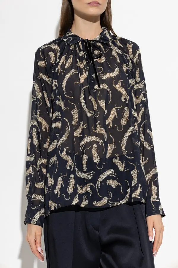 FORTE_FORTE Top With Animal Motif