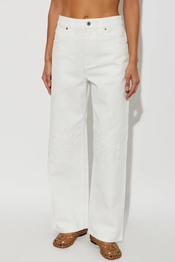 Loewe Jeans With Embroidered Logo