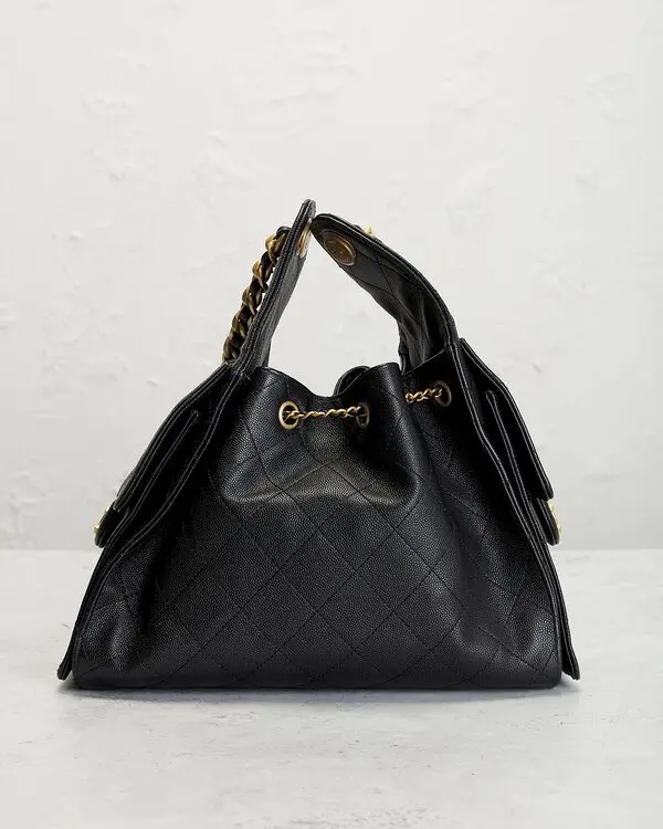 FWRD RENEW Chanel Caviar Small 25 Hobo Bag