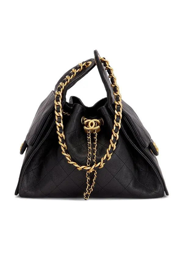 Chanel Caviar Small 25 Hobo Bag - Black