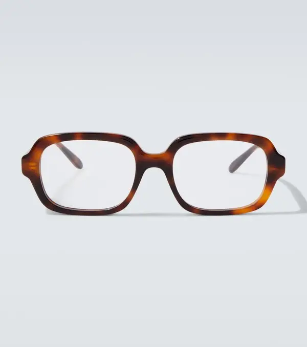 Loewe Slim Rectangular Glasses - Brown