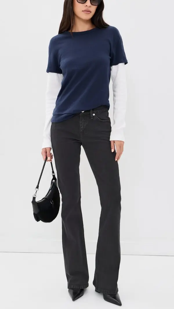 RE/DONE Micro Bootcut Jeans
