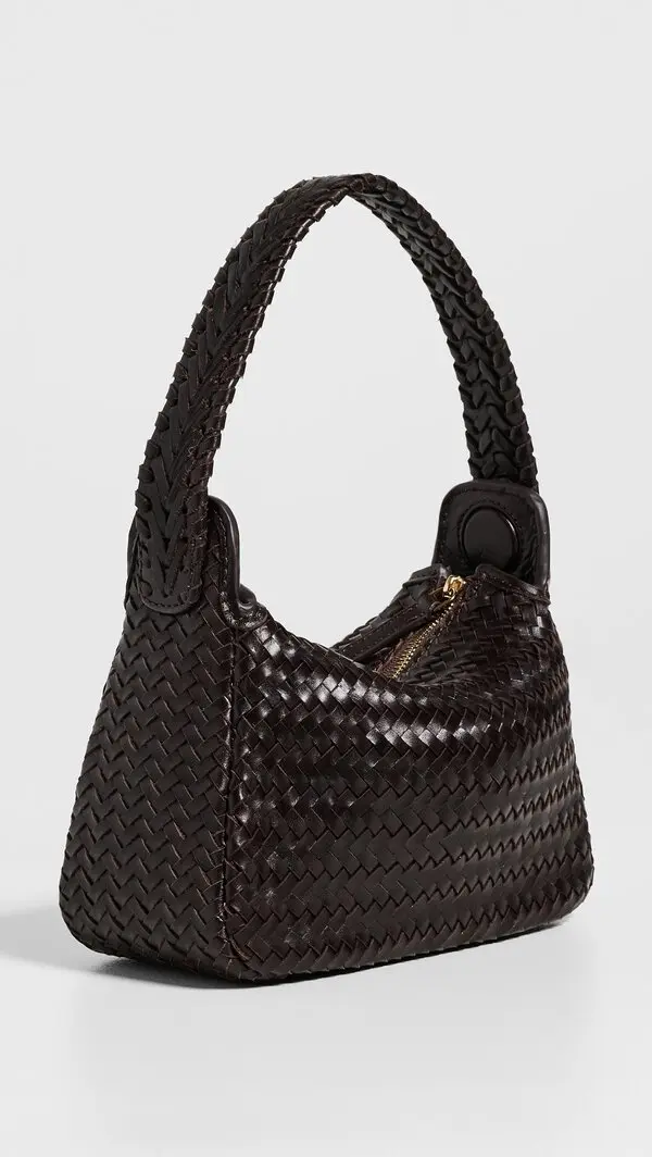Madewell The Sculpted Metal Wristlet Bag