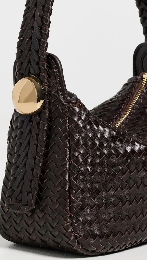 Madewell The Sculpted Metal Wristlet Bag