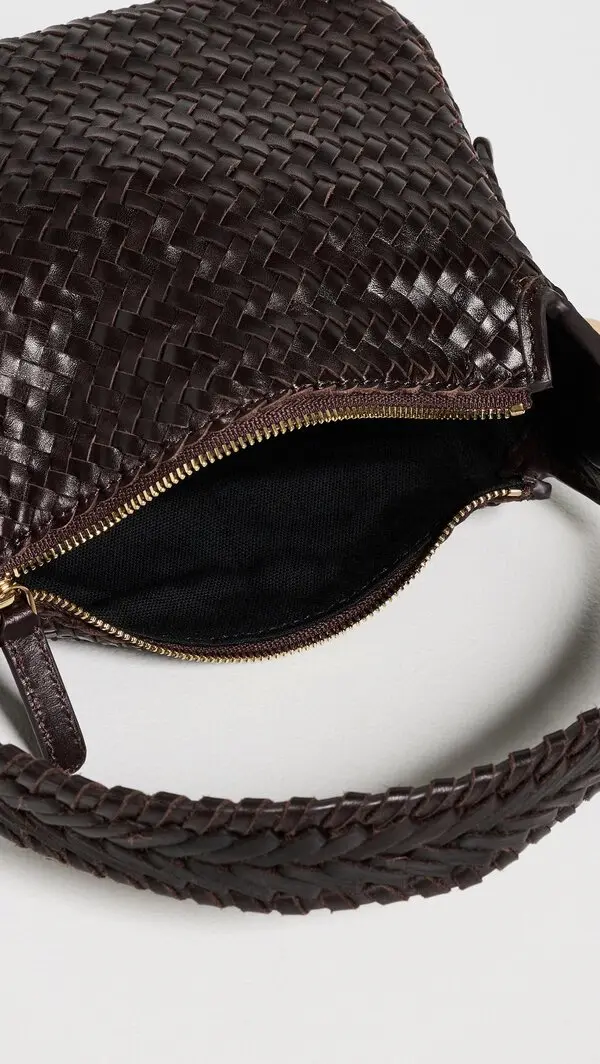 Madewell The Sculpted Metal Wristlet Bag
