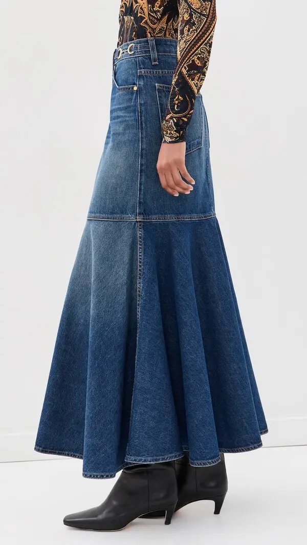 Ulla Johnson The Madelyn Denim Skirt
